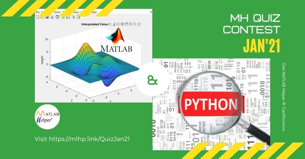 Quiz | MH Quiz Contest | Webinar Quiz | MATLAB Helper