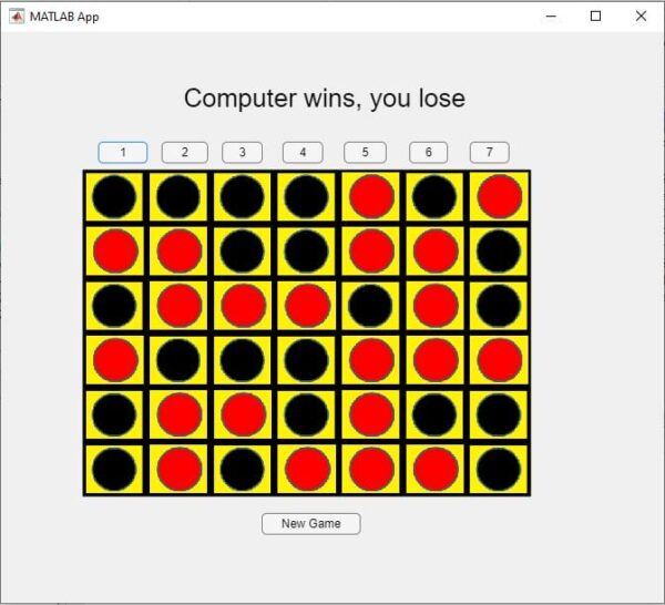 Connect Four With App Designer | MATLAB Helper